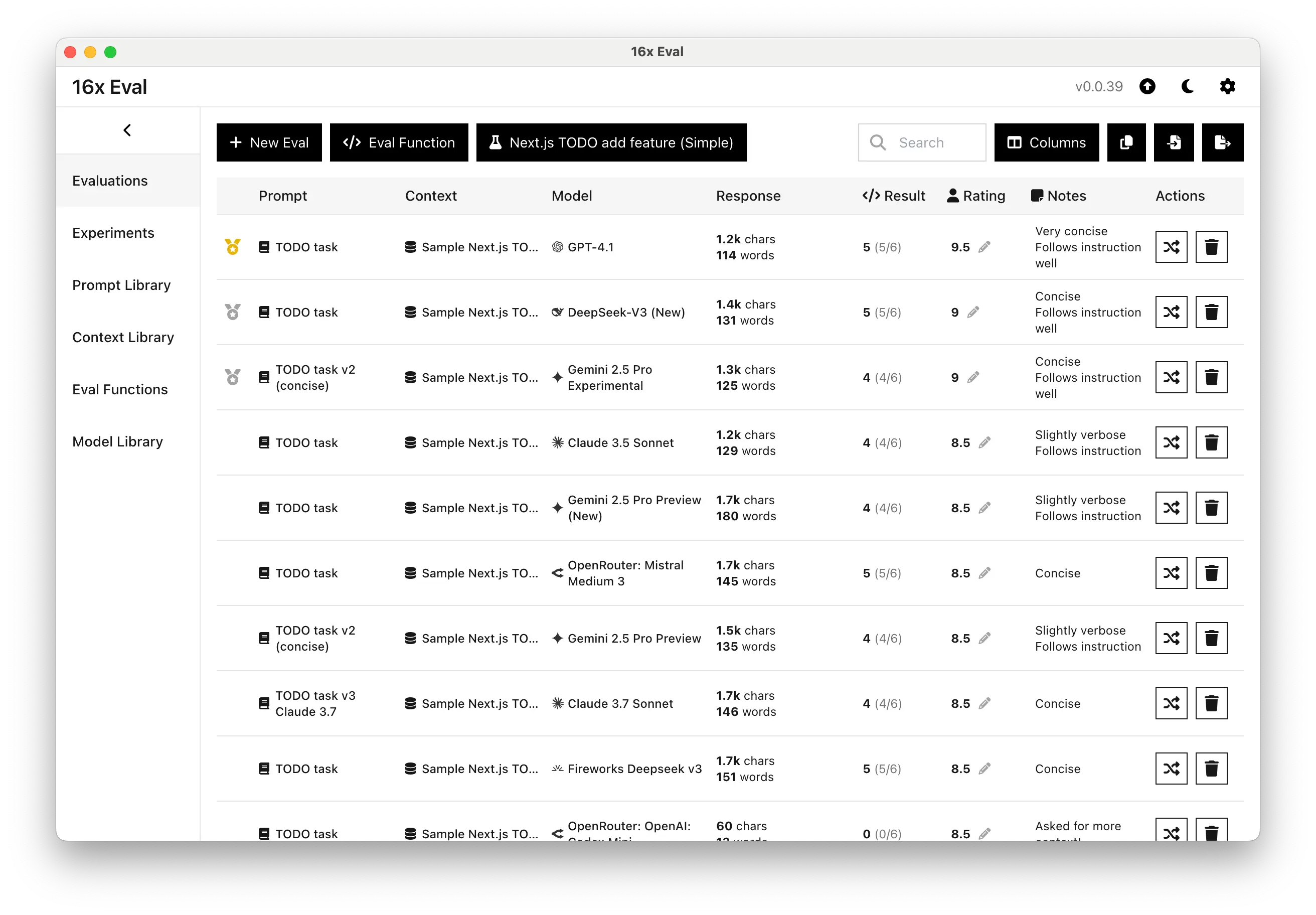16x Eval Use Cases